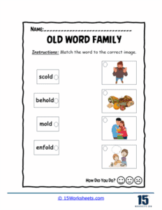 Old Word Family Worksheets | Phonics & Reading Fluency - 15 Worksheets.com