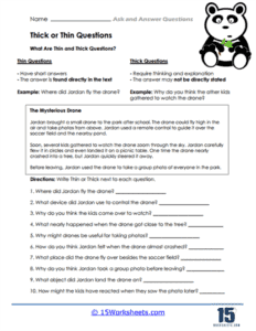 Ask and Answer Questions Worksheets - 15 Worksheets.com